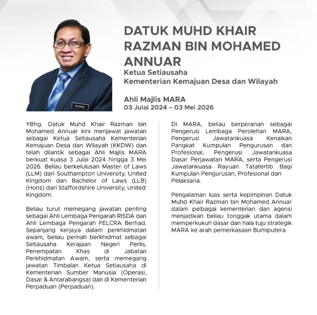 Carta organisasi – Majlis Amanah Rakyat